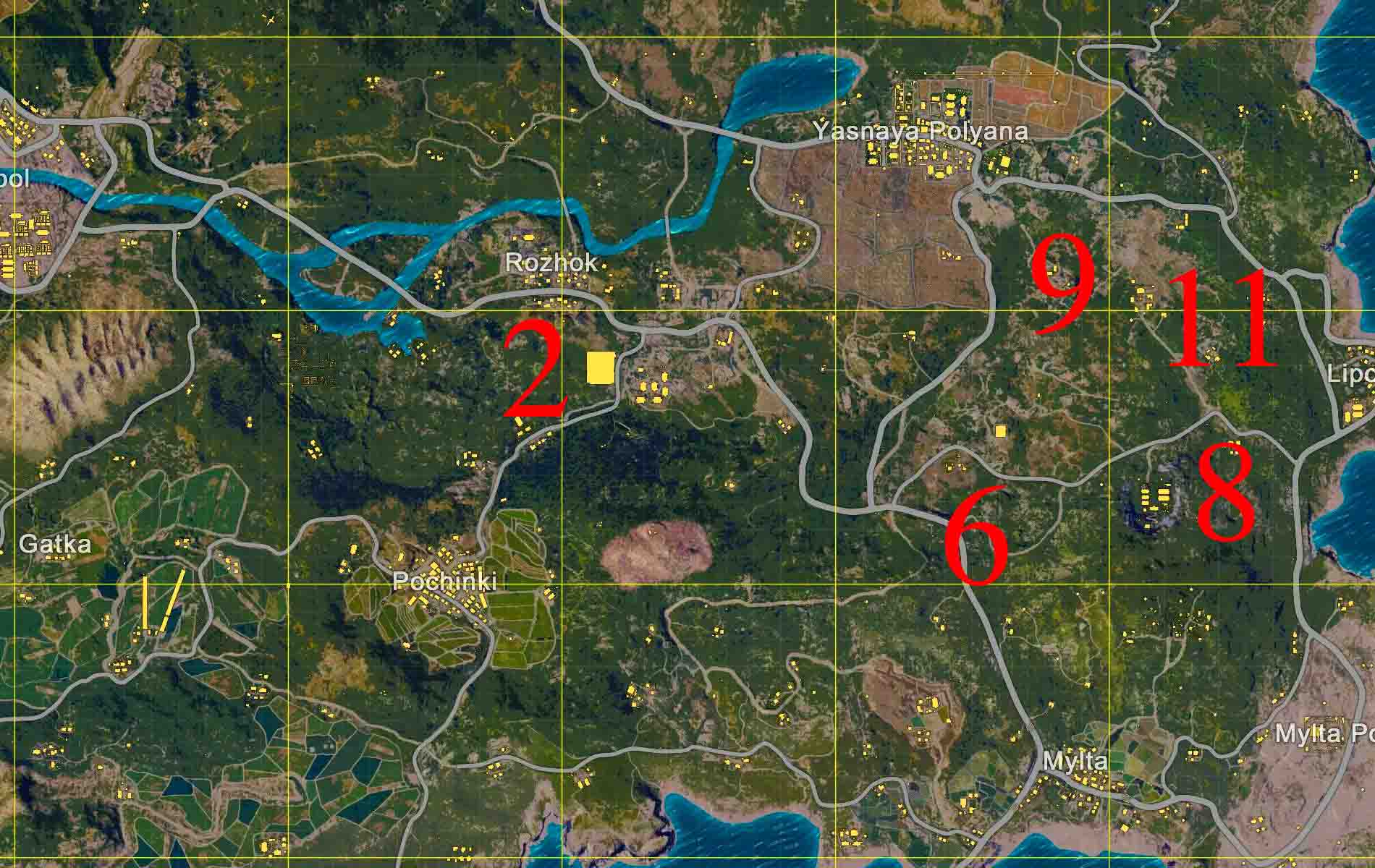 5 Lokasi Drop Terbaik di Map Erangel PUBG Mobile 2025 - Dairysia